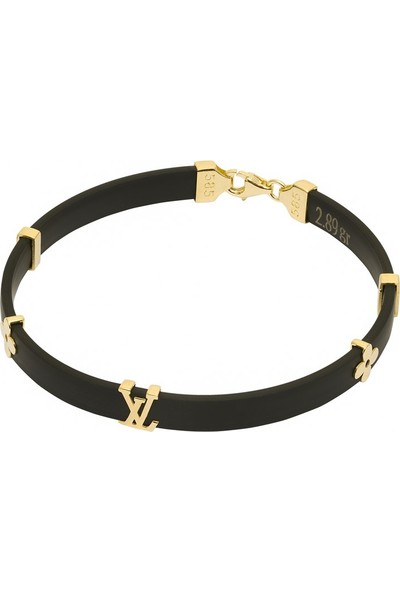 Altın Nesil Louis Vuitton Kauçuk Bileklik