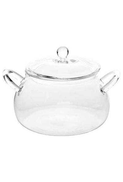 Tantitoni Borosilikat Cam Tencere 1400 ml