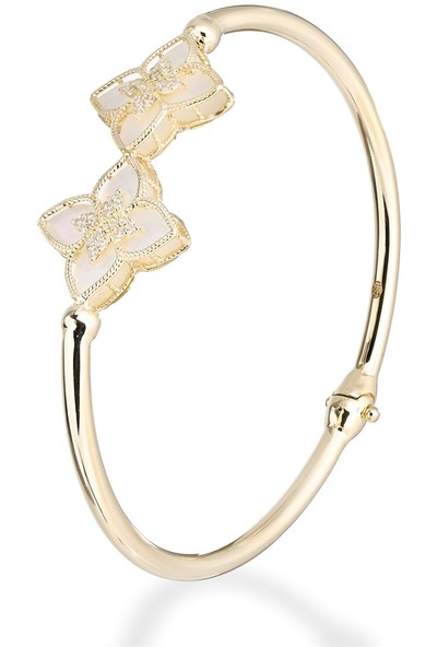 Altın Nesil Zirkon Taşlı Vaan Cleef Model Tasarım Altın Bilezik Altın Nesil Zirkon Taşlı Vaan Cleef Model Tasarım Altın Bilezik