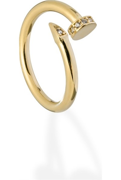 Altın Nesil Çivi Model Taşlı Altın Yüzük Altın Nesil Çivi Model Taşlı Altın Yüzük