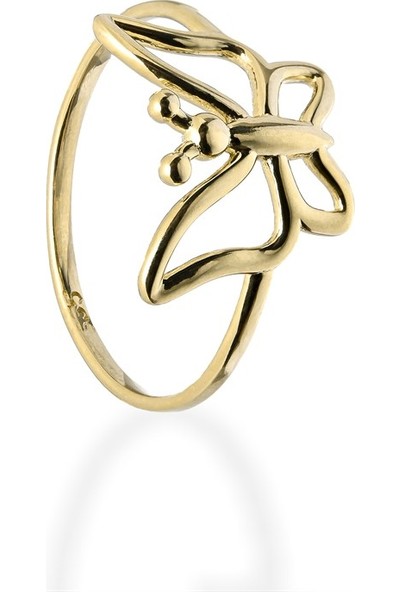 Altın Nesil Kelebek Model Altın Yüzük