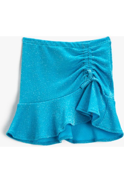 Koton Mini Etek Büzgülü Fırfırlı