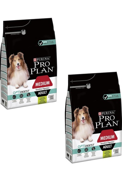 Pro Plan Medium Adult Orta Irk Kuzu Etli Yetişkin Kuru Köpek Maması 3 kg (2 Adet) Pro Plan Medium Adult Orta Irk Kuzu Etli Yetişkin Kuru Köpek Maması 3 kg (2 Adet)