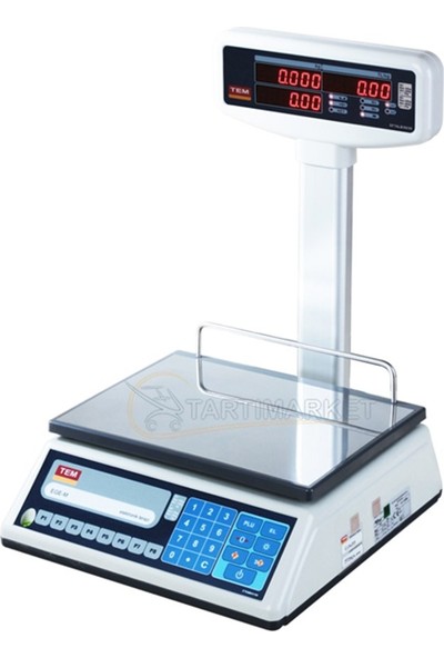 Tem Ege LED T Boyunlu Hesaplamalı Bakanlık Onaylı Terazi