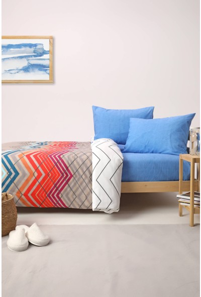 Favora Golden Dulcia Ranforce Life Çift Kişilik Nevresim Takımı - Renkli Favora Golden Dulcia Ranforce Life Çift Kişilik Nevresim Takımı - Renkli