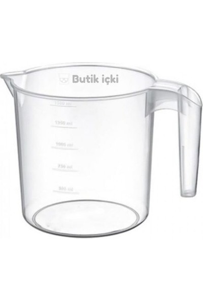 Butik Içki Sıvı Ölçü Kabı 1 Lt