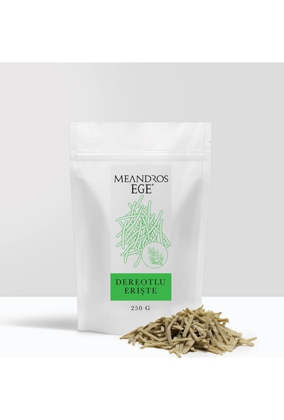 Meandros Ege Dereotlu Erişte 250 gr Meandros Ege Dereotlu Erişte 250 gr