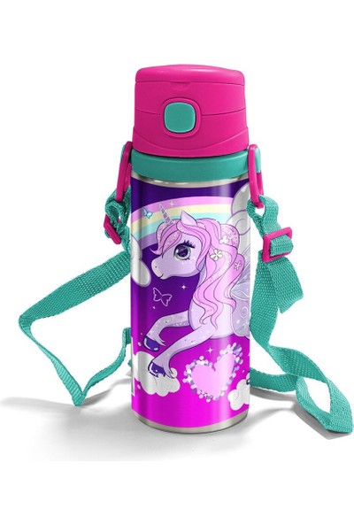 Coral High Kids Mor Pembe Unicornlu Çelik Matara 22977 Coral High Kids Mor Pembe Unicornlu Çelik Matara 22977