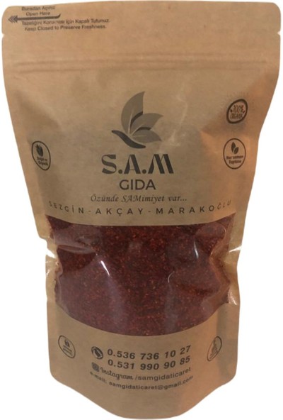 SAM Ipek Evlik Pul Biber (Acı) 250 gr SAM Ipek Evlik Pul Biber (Acı) 250 gr