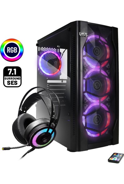 GAMERS ARENA SANGAL HELL AMD ATHLON 3000G 8GB DDR4 500GB SSD FREEDOS GAMING PC