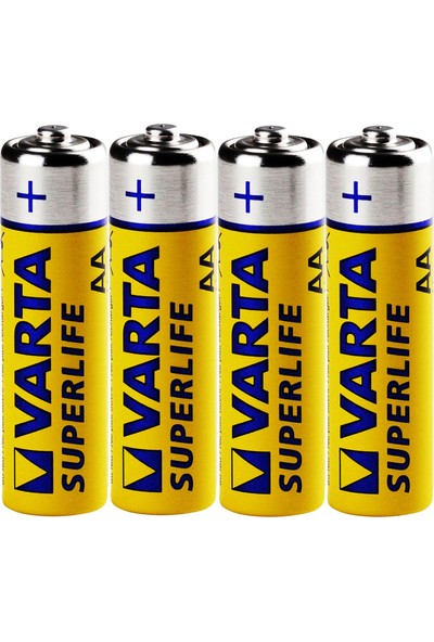 Badem10 Varta Kalem Pil Kalın Kalem Pil R6KG Aa Pil 1.5 V 4'lü Paket