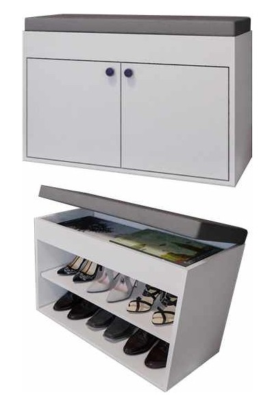 Berlin Furniture Si̇de Puflu Ayakkabılk Berlin Furniture Si̇de Puflu Ayakkabılk