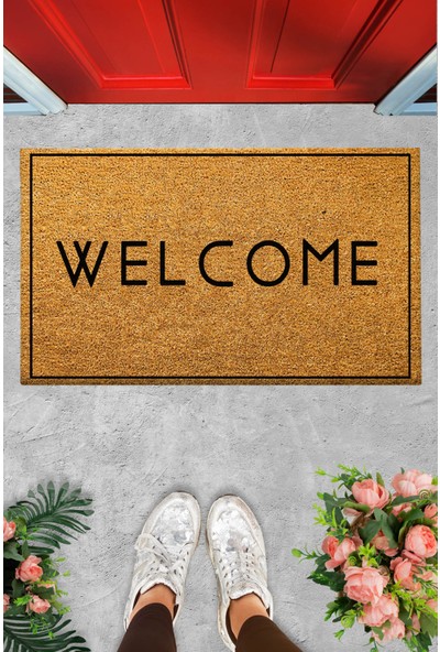 Cekuonline Coco Koko Paspas Pvc Taban Kıl Kapı Önü Paspası 40X70 Welcome 5 Cekuonline Coco Koko Paspas Pvc Taban Kıl Kapı Önü Paspası 40X70 Welcome 5