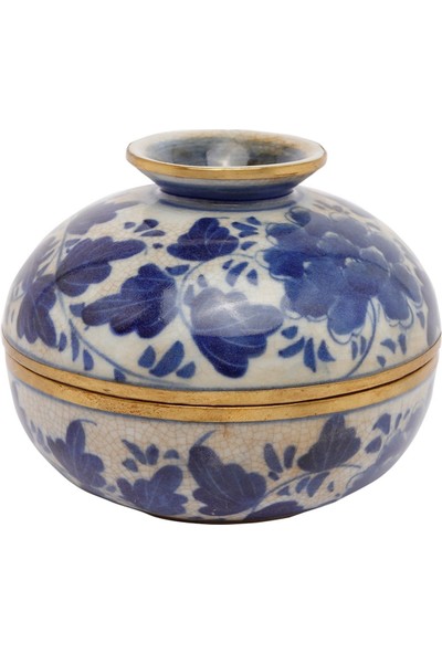 Yargıcı Dekoratif Obje - Blue Blanc Kutu (12X10CM) Yargıcı Dekoratif Obje - Blue Blanc Kutu (12X10CM)