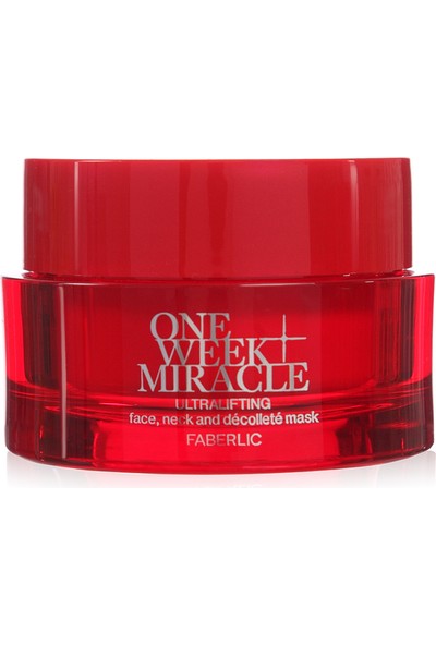 Faberlic One Week Miracle Yüz, Boyun ve Dekolte Sıkılaştırıcı Maske -Ultralifting Faberlic One Week Miracle Yüz, Boyun ve Dekolte Sıkılaştırıcı Maske -Ultralifting