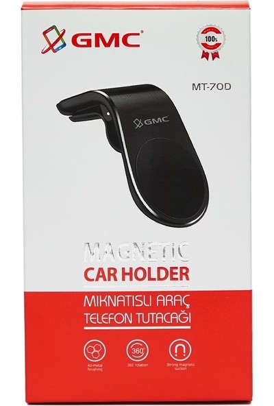 GMC Siyah Araç Telefon Tutucu MT-70D