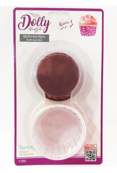 Dolly Muffin Kek Kalıbı 6'lı