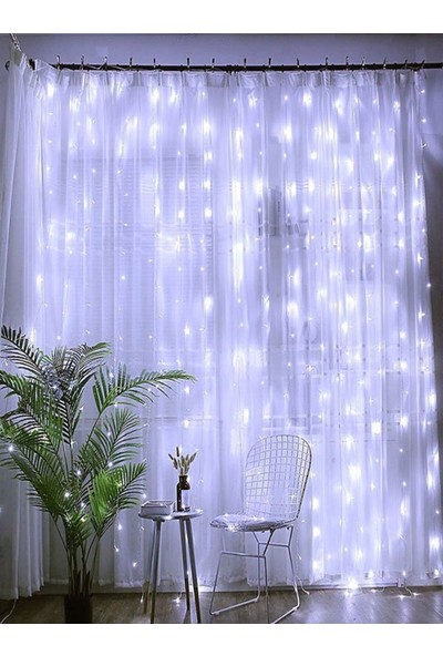 2.5 x 2.5 Metre 10 Saçaklı Perde LED Dekoratif Amaçlı Perde LED Kumandalı 2.5 x 2.5 Metre 10 Saçaklı Perde LED Dekoratif Amaçlı Perde LED Kumandalı