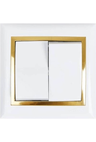 Almera Sıva Üstü Ikili Anahtar Varaklı