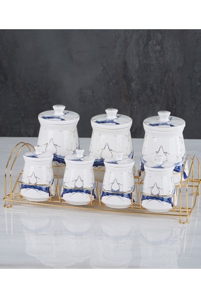 Acar Master Magıc Porselen 7 Li Standlı Baharat Set KAI-011701 Acar Master Magıc Porselen 7 Li Standlı Baharat Set KAI-011701