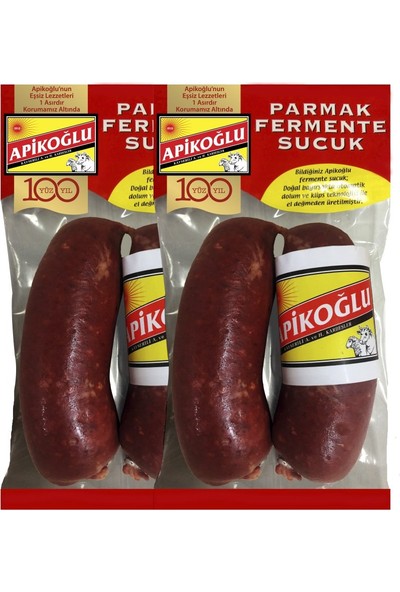 Apikoğlu Sucuk Parmak Fermente 200GR 2'li Apikoğlu Sucuk Parmak Fermente 200GR 2'li