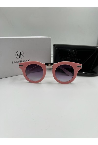 Lanfranco Kadın Güneş Gözlüğü Pembe ve Beyaz UV400