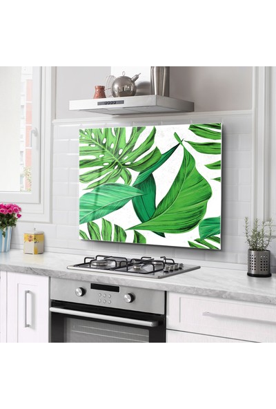 Ocak Arkası Cam Koruyucu Tezgah Ankastre Arkası Koruyucu 60X52 cm |