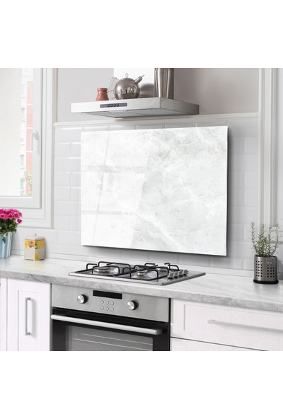 Ocak Arkası Cam Koruyucu Tezgah Ankastre Arkası Koruyucu 60X52 cm |
