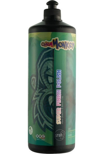 Chem Monkey Chemmonkey Hare Giderici ve Bitirici Cila 2. Adım 1 Litre Chem Monkey Chemmonkey Hare Giderici ve Bitirici Cila 2. Adım 1 Litre