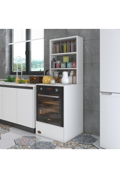 Kenzlife Ankastre Fırın Dolabı Esmacan Byz 165*60*56 Mutfak Eko Düz