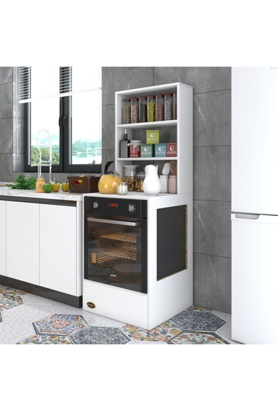 Kenzlife Ankastre Fırın Dolabı Nevgece Byz 165*60*56 Mutfak Eko Düz