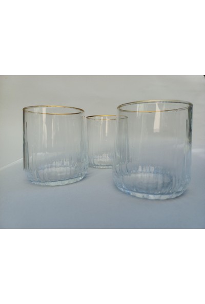 Paşabahçe Altın Ağız 3'lü Su Bardağı