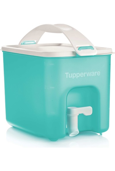 Tupperware Beyaz Tutacaklı Taşınabilir Sebil 3.1 Lt Tupperware Beyaz Tutacaklı Taşınabilir Sebil 3.1 Lt