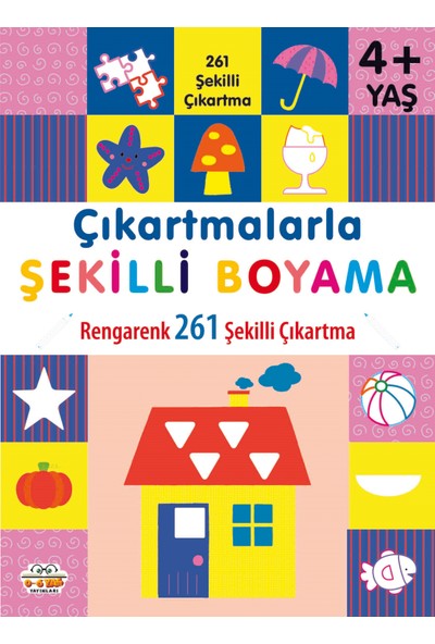 Çıkartmalarla Şekilli Boyama – 4 Yaş Üstü