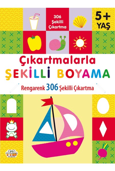 Çıkartmalarla Şekilli Boyama – 5 Yaş Üstü