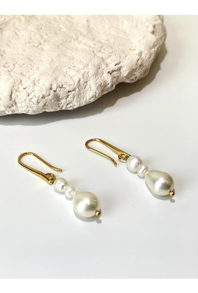 Ladies&Gentlemen Tasarım Inci Küpe Ladies&Gentlemen Tasarım Inci Küpe