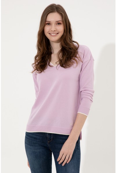 U.S. Polo Assn. Kadın Triko Kazak 50252150-VR211 U.S. Polo Assn. Kadın Triko Kazak 50252150-VR211
