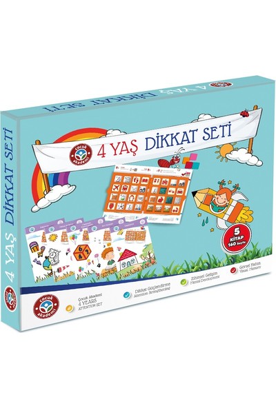 Çocuk Akademi 4 Yaş Dikkat Seti