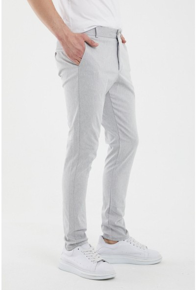 Docces Slim Fit Petek Desen Erkek Keten Pantolon DCS2012AG Docces Slim Fit Petek Desen Erkek Keten Pantolon DCS2012AG