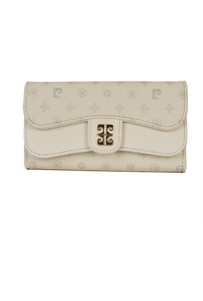 Pierre Cardin Beyaz Monogram Kadın Cüzdan 06PO22Y1406-MN By Pierre Cardin Beyaz Monogram Kadın Cüzdan 06PO22Y1406-MN By