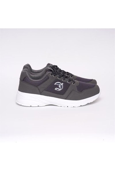 Enes Erkek Spor Ayakkabı-Fume Beyaz