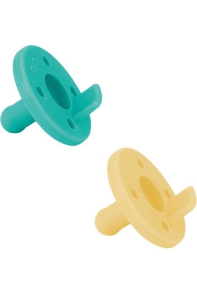 Oioi Ortodontik Silikon 2 Li Emzik - Aqua Green & Yellow Oioi Ortodontik Silikon 2 Li Emzik - Aqua Green & Yellow