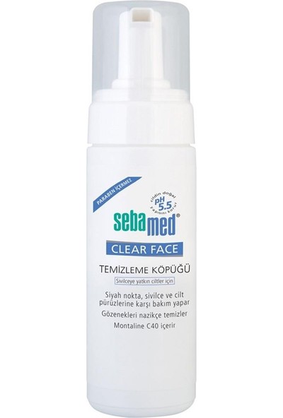 Sebamed Clear Face Sivilce Karşıtı Temizleme Köpüğü 150 Ml (Sbm101) Sebamed Clear Face Sivilce Karşıtı Temizleme Köpüğü 150 Ml (Sbm101)