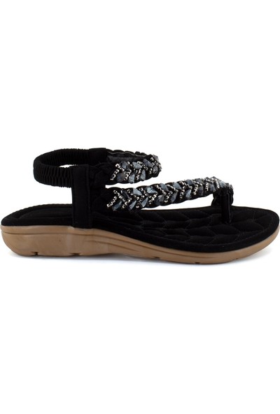 Guja 22Y120-10 Orto Pedik Siyah Günlük Bayan Sandalet Guja 22Y120-10 Orto Pedik Siyah Günlük Bayan Sandalet