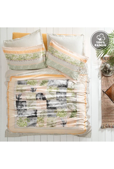 Yataş Bedding Blair Tek Kişilik Pike Takımı - Turuncu