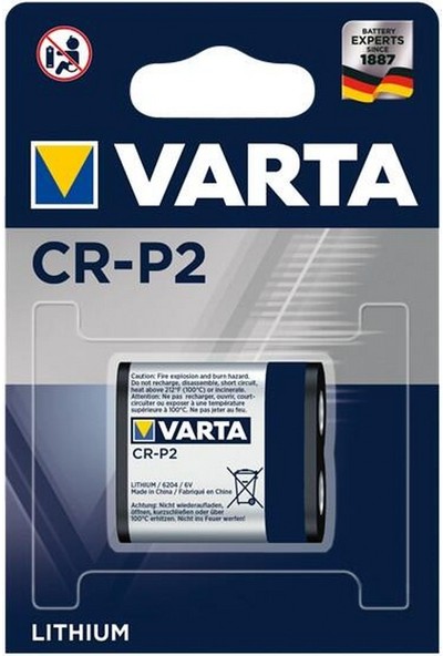 Varta Cr-P2 Lithium Pil 6 Volt DL223, Crp2