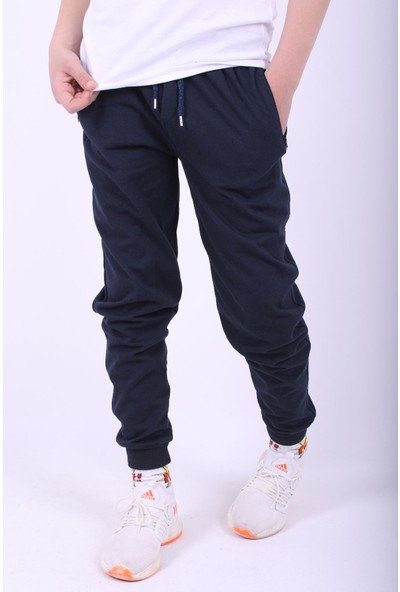 Fyk Kids Düz Lacivert Erkek Eşofman Altı