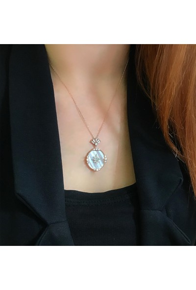 Stela Sedef Kutup Yıldızı Kolye