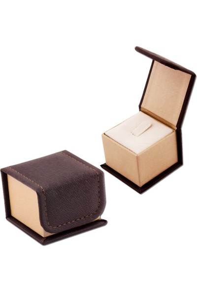 Online Hediye Sepeti Kahverengi Deri Yüzük Kutusu Online Hediye Sepeti Kahverengi Deri Yüzük Kutusu