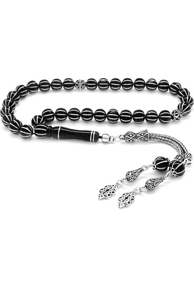 Online Hediye Sepeti 925 Ayar Gümüş Püsküllü Gümüş 10′lu Karpuz Yarma Küre Kesim Erzurum Oltu Taşı Tesbih Online Hediye Sepeti 925 Ayar Gümüş Püsküllü Gümüş 10′lu Karpuz Yarma Küre Kesim Erzurum Oltu Taşı Tesbih